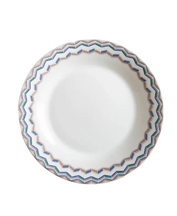 Missoni Zig Zag Soup Plate, Set Of 2 - Jarris