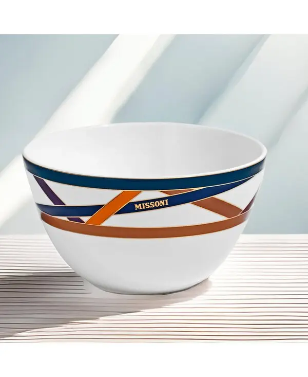 Missoni Nastri Rice Bowls, Set Of 2 - Multicolor