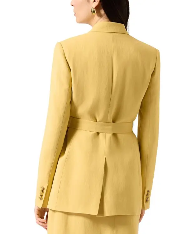 ARGENT Belted Double Breasted Blazer