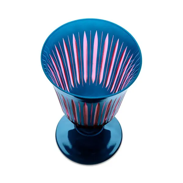 L'Objet Prism Wine Glasses Set Of 4 - Blue