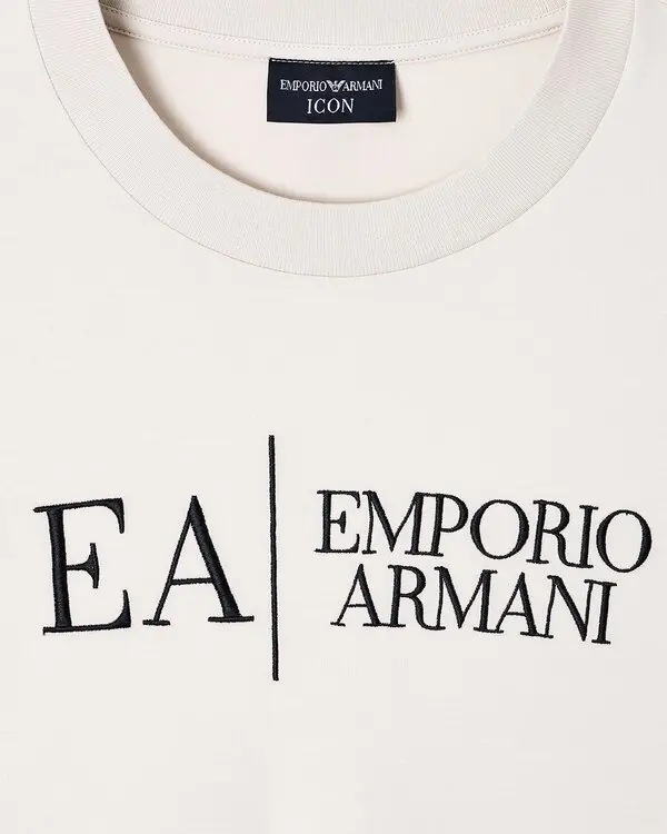 Emporio Armani Icon Embroidered Logo T-shirt