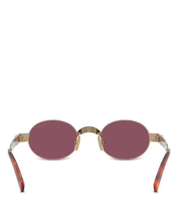 Miu Miu Oval Sunglasses