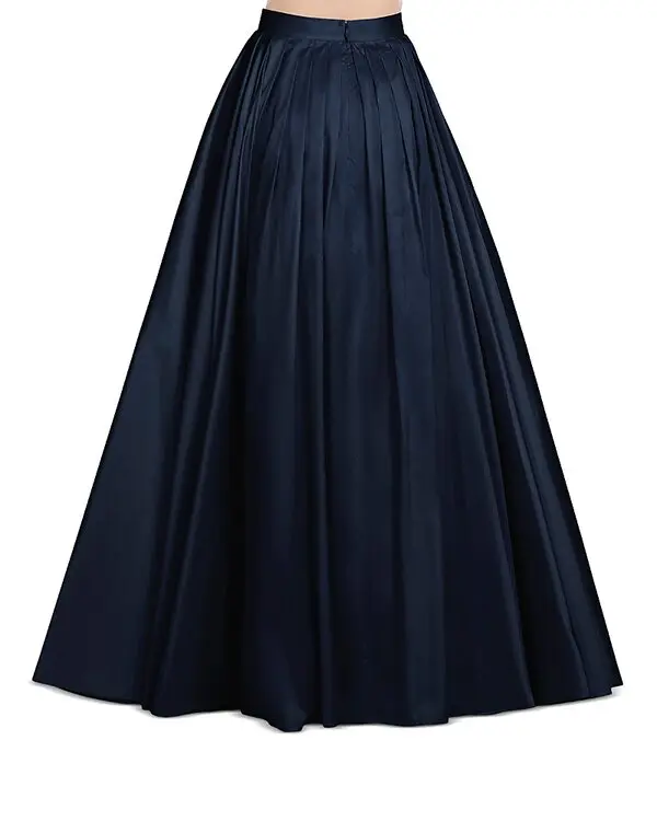 EMILY SHALANT Soft Taffeta Ball Gown Skirt - Navy