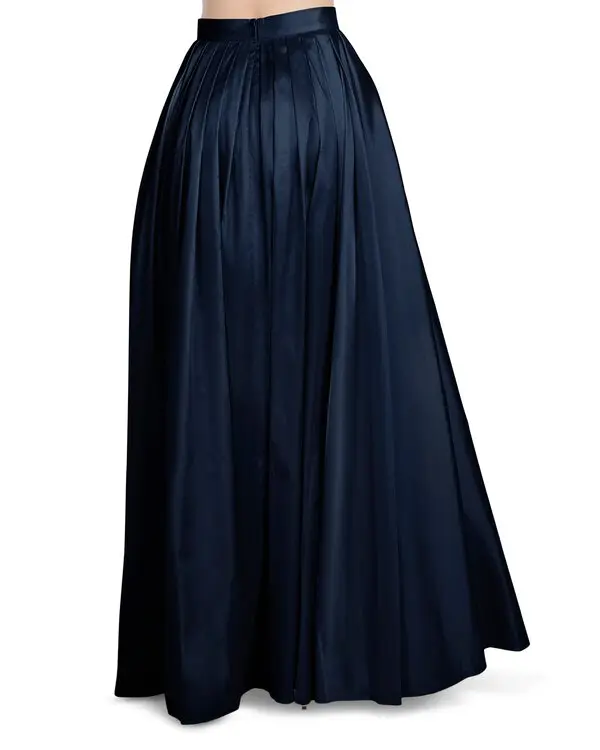 EMILY SHALANT Soft Taffeta Ball Gown Skirt - Navy