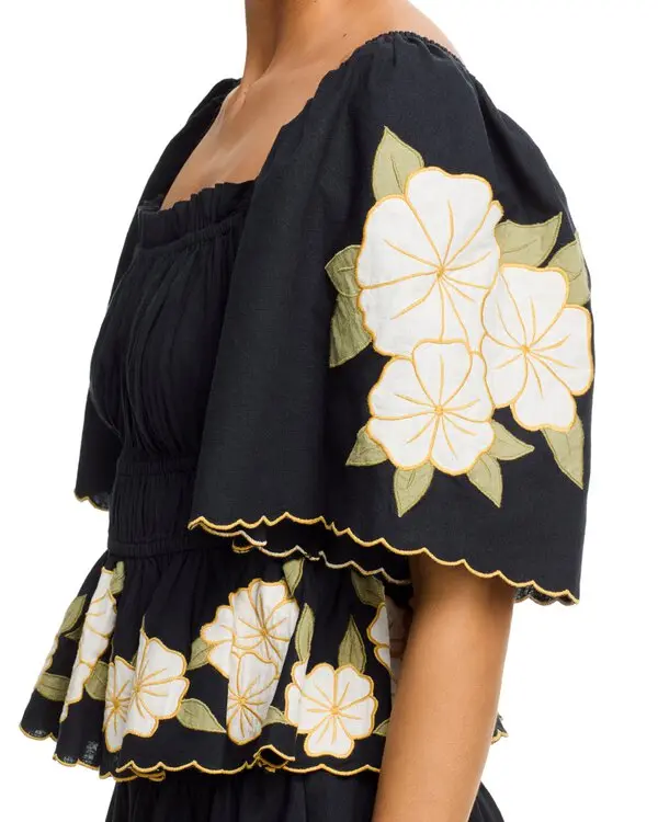 AREA STARS Gia Floral Top