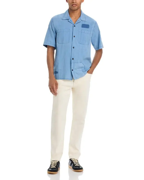 CORRIDOR Patchwork Short Sleeve Shirt