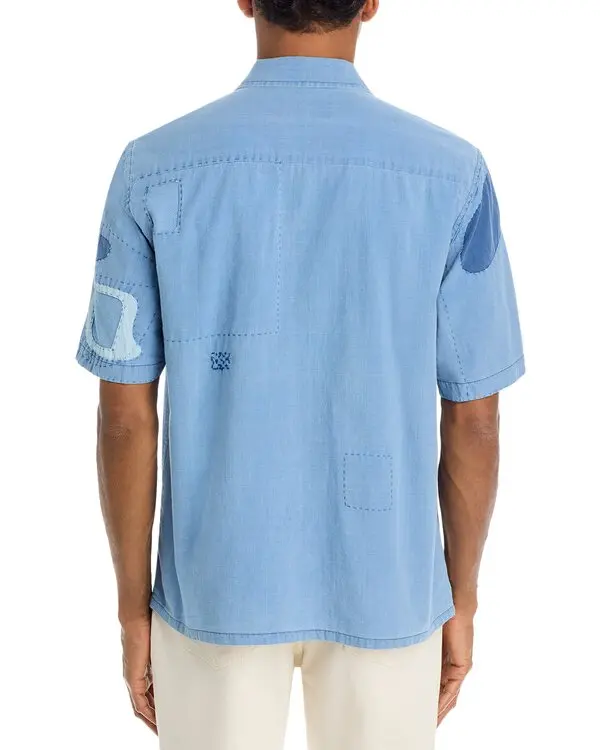 CORRIDOR Patchwork Short Sleeve Shirt