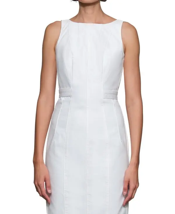 ET OCHS Farley Denim Midi Dress