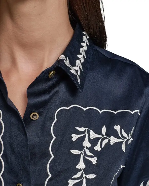 Karl Lagerfeld Embroidered Classic Shirt