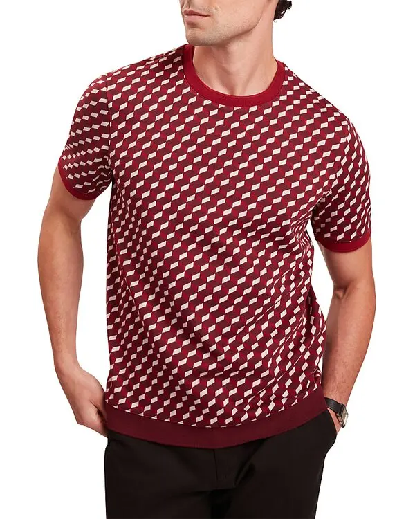 Ted Baker London Ardyn Jacquard Short Sleeve Tee