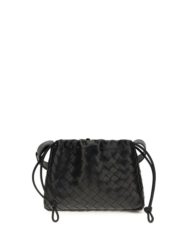 Bottega Veneta Woven Calfskin Pouch - Black