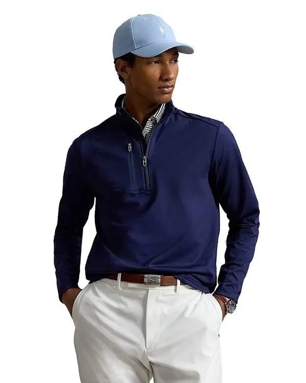 Polo Ralph Lauren Rlx Ralph Lauren Stretch Jersey Quarter-zip Pullover