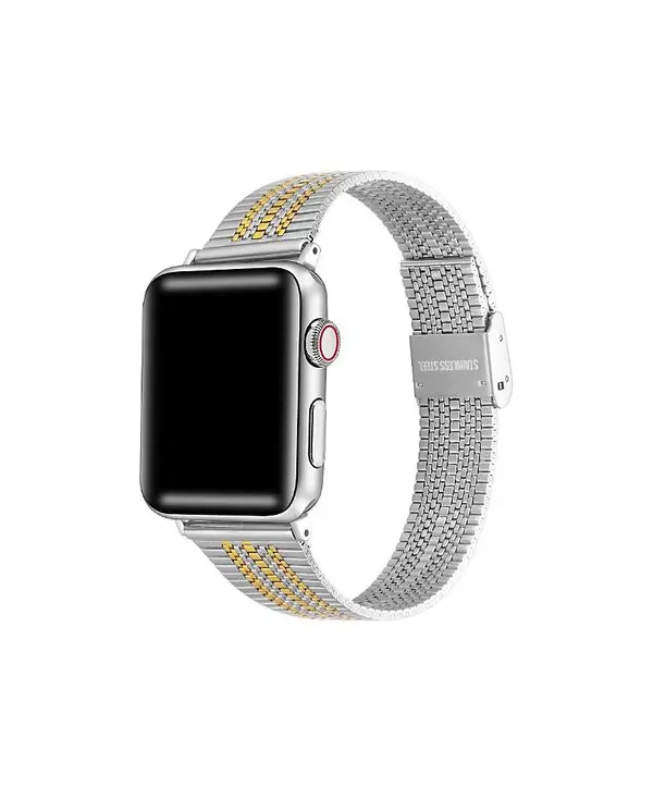 POSH TECH Eliza Stainless Steel Band For Apple Watch - Silver/gold