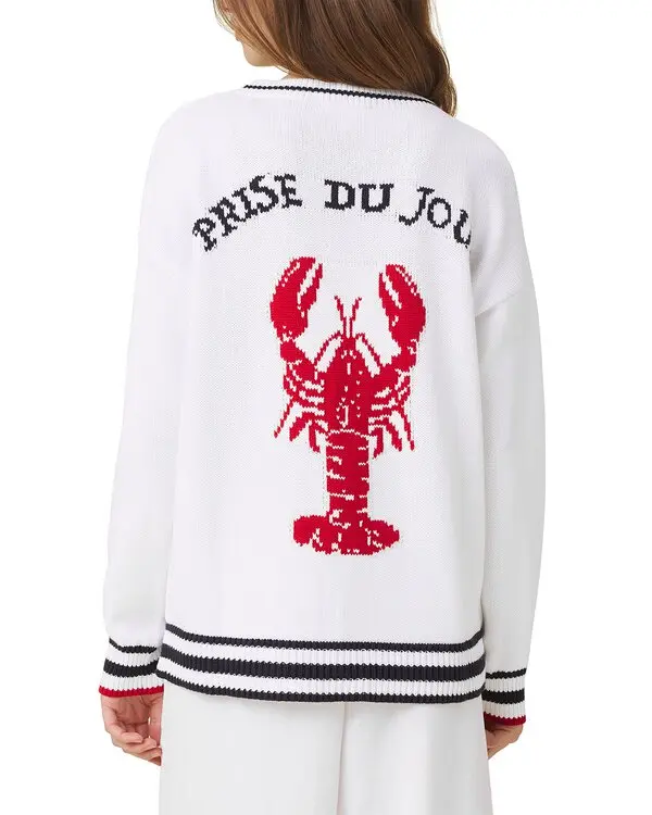 Splendid Catch Of The Day" Cardigan