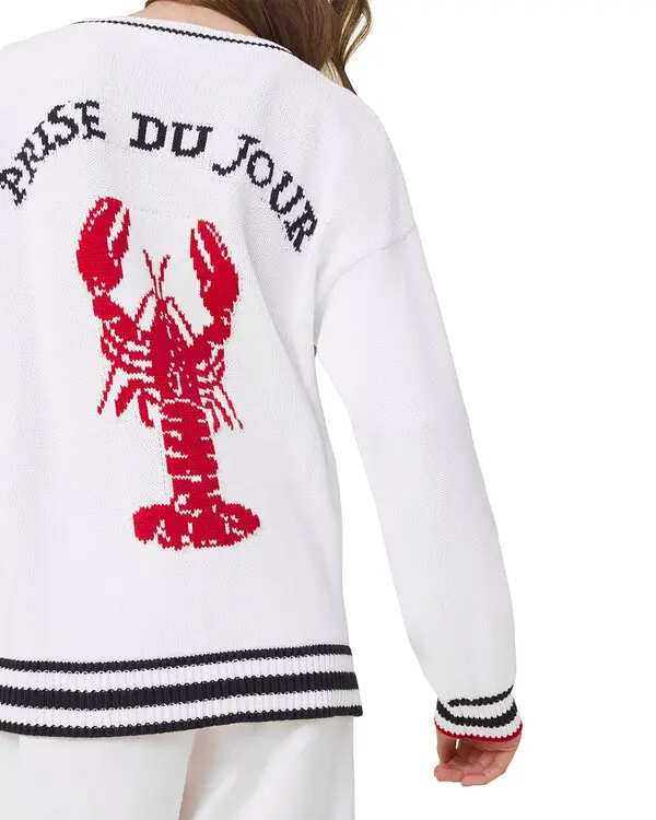 Splendid Catch Of The Day" Cardigan