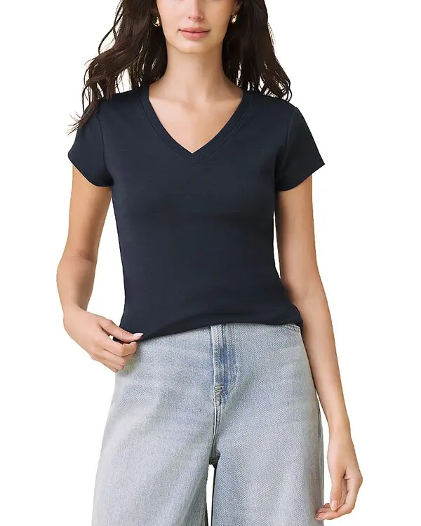 Splendid V Neck Tee - Eucalyptus
