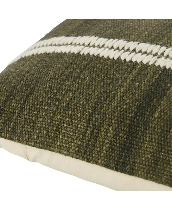 SURYA Jundah Decorative Pillow, 18l X 18w - Olive