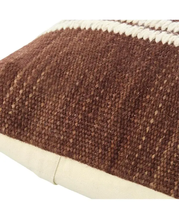 SURYA Jundah Decorative Pillow, 20l X 20w - Chestnut