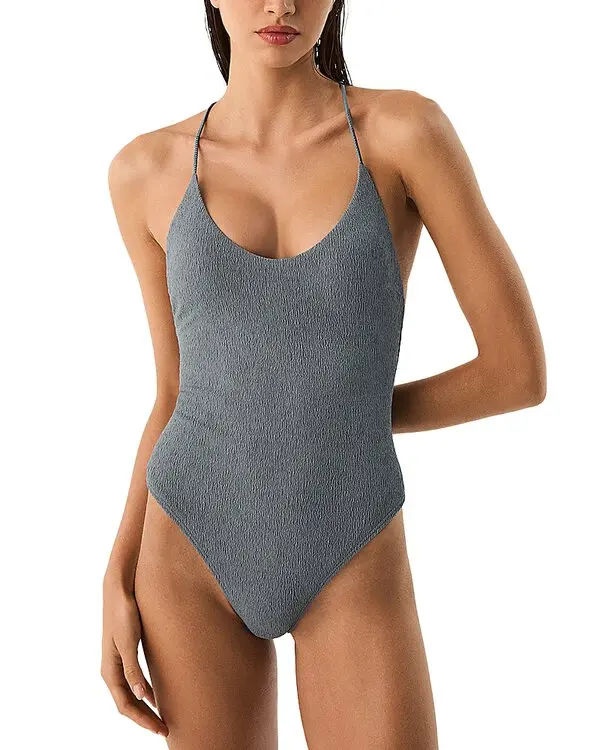 VIX PAULA HERMANNY Nika One Piece Swimsuit With Embellished Back - Underwater
