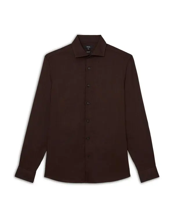REISS Ruban Long Sleeve Linen Shirt