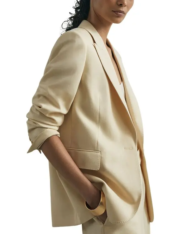 REISS Anya Silk & Wool Blazer