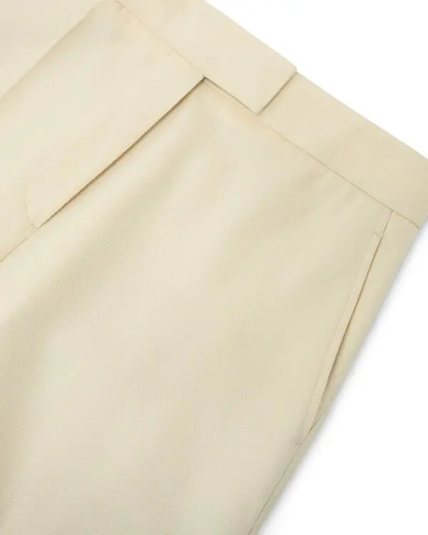 REISS Anya Silk & Wool Wide-leg Trousers