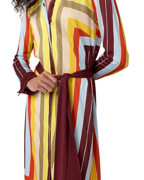 Diane Von Furstenberg Striped Shirt Dress