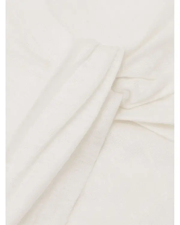 REISS Taylor Twisted Linen Tank Top
