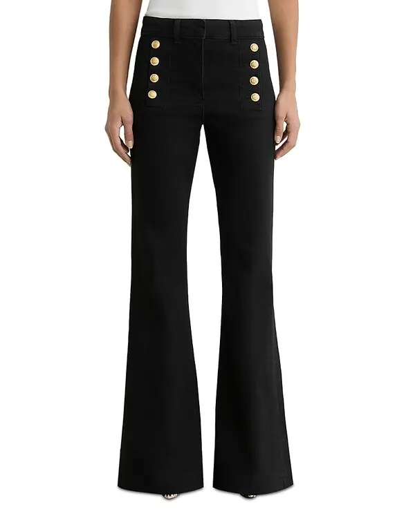 REISS Athena High Rise Jeans - Black
