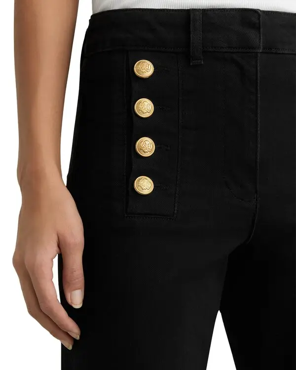 REISS Athena High Rise Jeans - Black