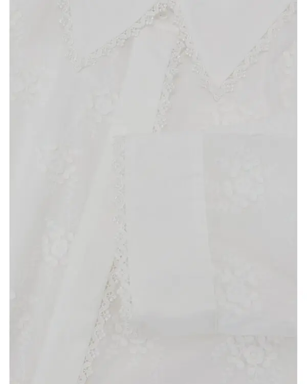 REISS Embroidered Cotton Shirt