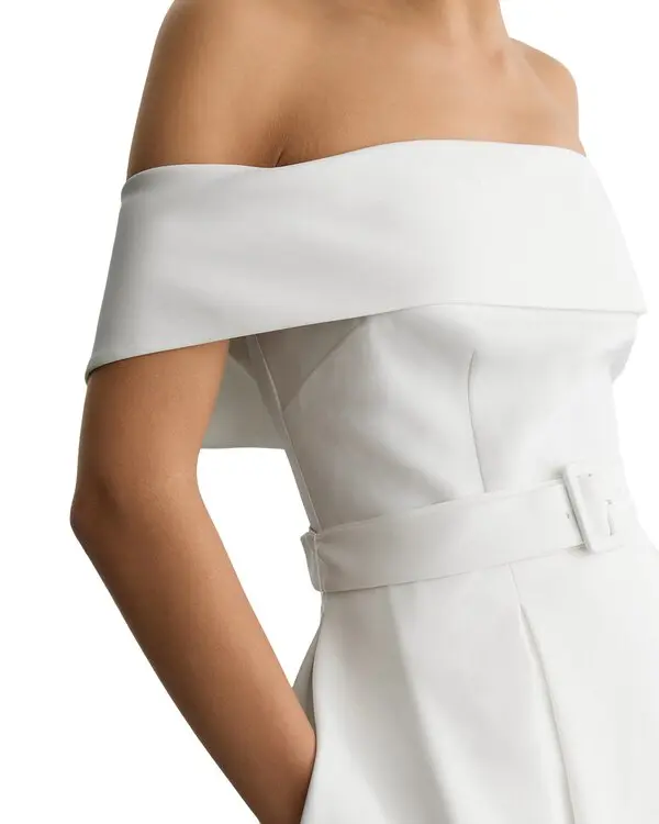 REISS Barot Fit And Flare Dress