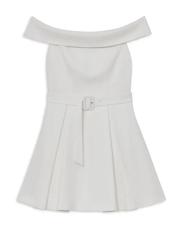 REISS Barot Fit And Flare Dress