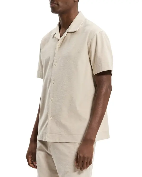 Theory Silver Cloud Soft Terry Shirt