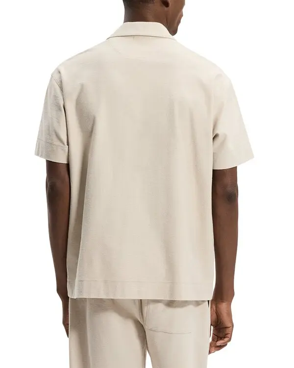 Theory Silver Cloud Soft Terry Shirt
