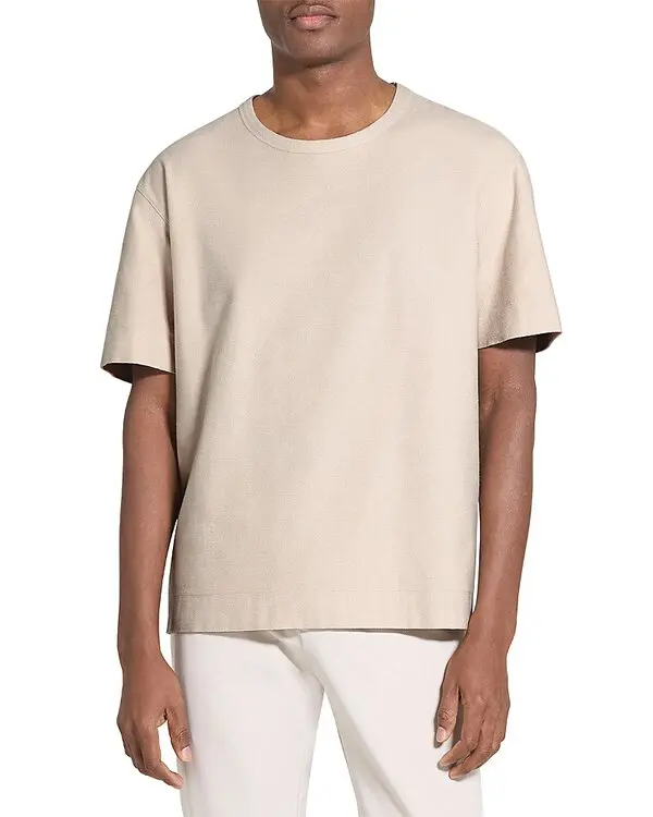 Theory Silver Cloud Soft Terry Boxy T-shirt