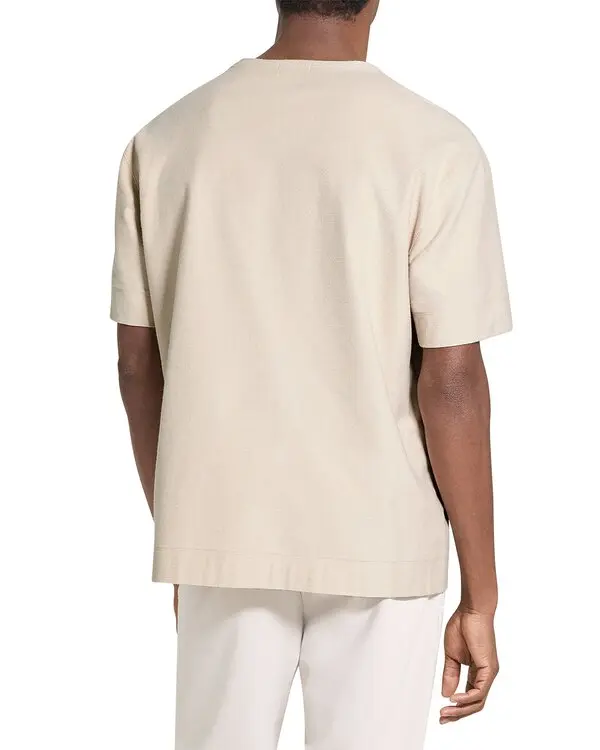 Theory Silver Cloud Soft Terry Boxy T-shirt
