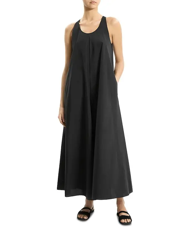 Theory Scoop Neck Sleeveless Maxi Dress