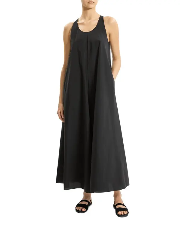 Theory Scoop Neck Sleeveless Maxi Dress