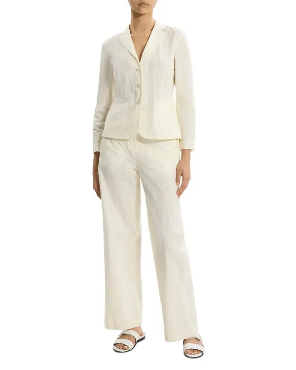 Theory Button Front Blazer