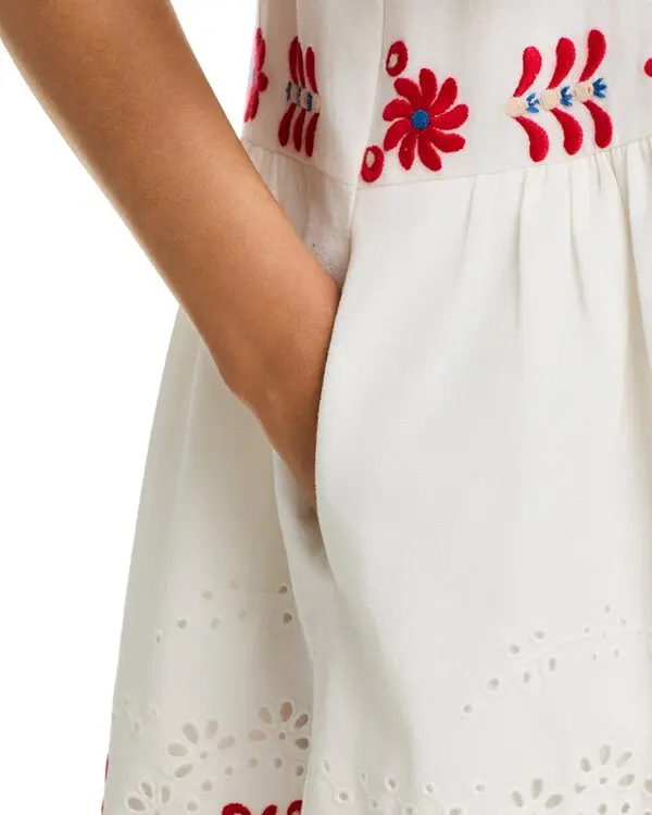 Sea Catharina Embroidered Mini Dress