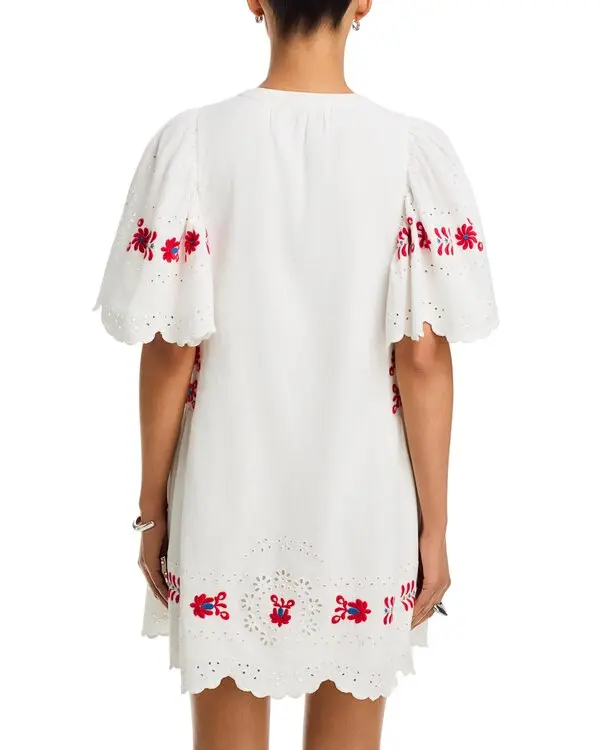 Sea Catharina Embroidered Mini Dress