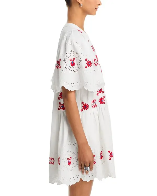 Sea Catharina Embroidered Mini Dress
