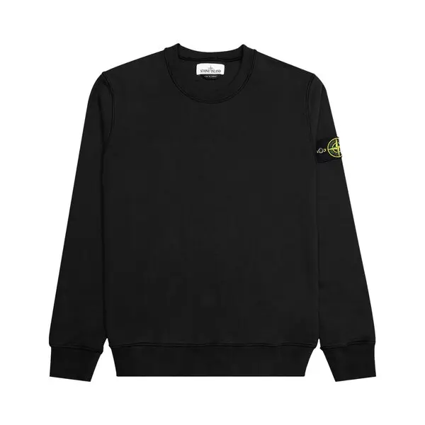Stone Island Patch Logo Crewneck Sweatshirt
