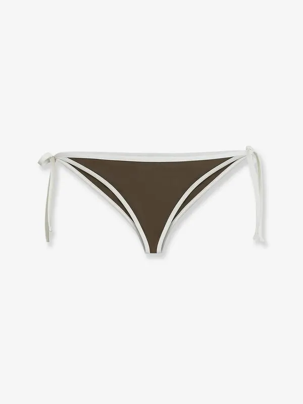 Brunello Cucinelli Nylon Bikini Bottoms With Contrasting Profiles - Multicolor