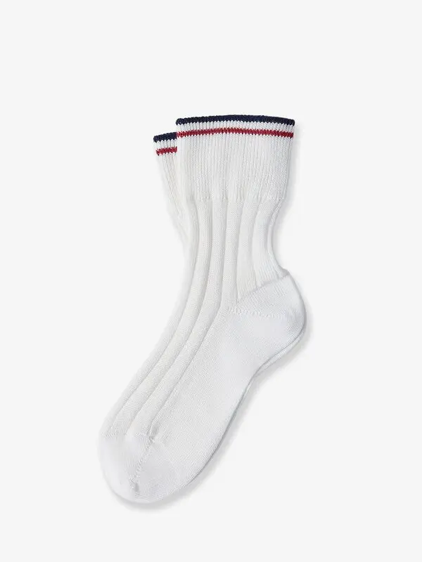 Brunello Cucinelli Ribbed Knit Cotton Socks - Multicolor