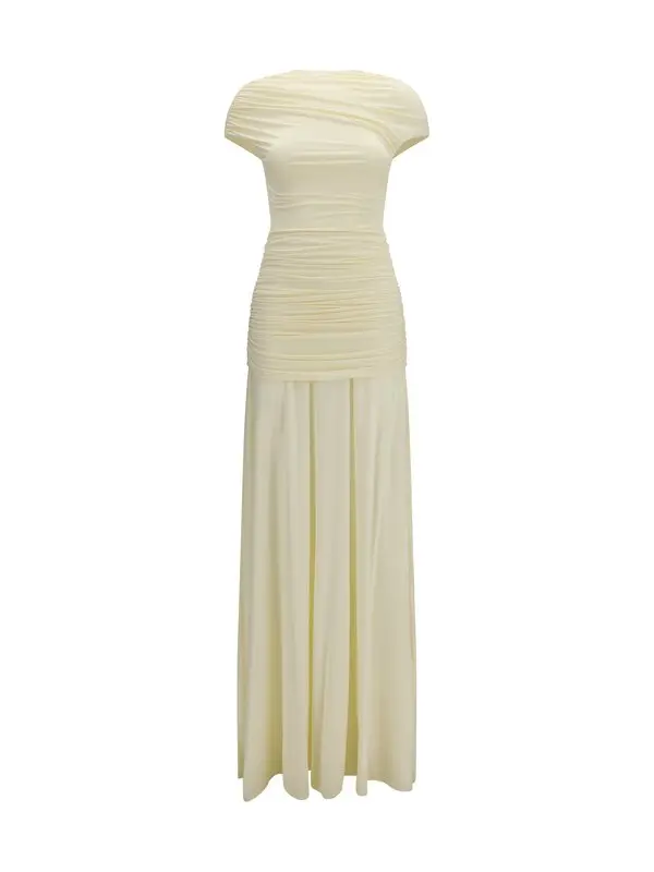 SELF-PORTRAIT Draped Jersey Dress