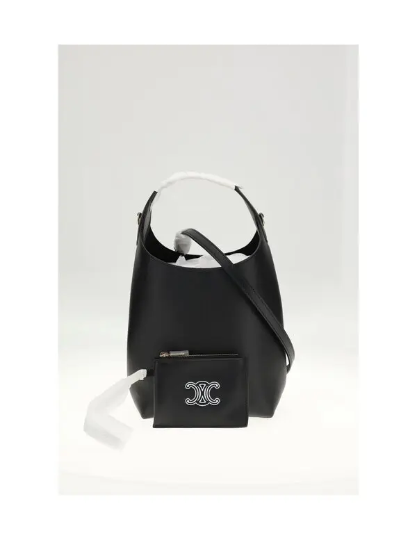 Celine Teen Hobo - Black