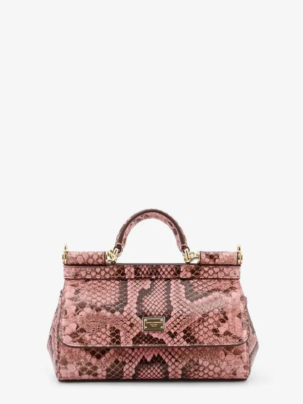 Dolce & Gabbana Sicily Python Handbag - Multicolor