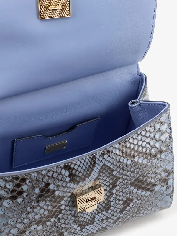 Dolce & Gabbana Sicily Python Top Handle Bag - Multicolor